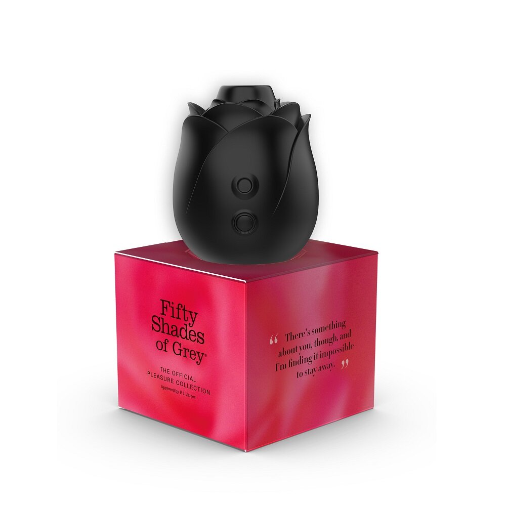 Бесконтактный клиторальный стимулятор Fifty Shades of Grey Black Rose Heart & Flowers