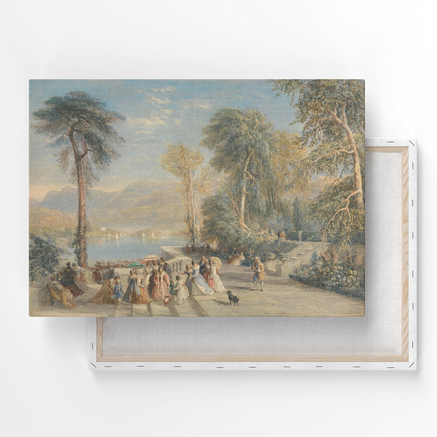 Картина на холсте, репродукция / Дэвид Кокс - Windermere During the Regatta / Размер 30 x 40 см