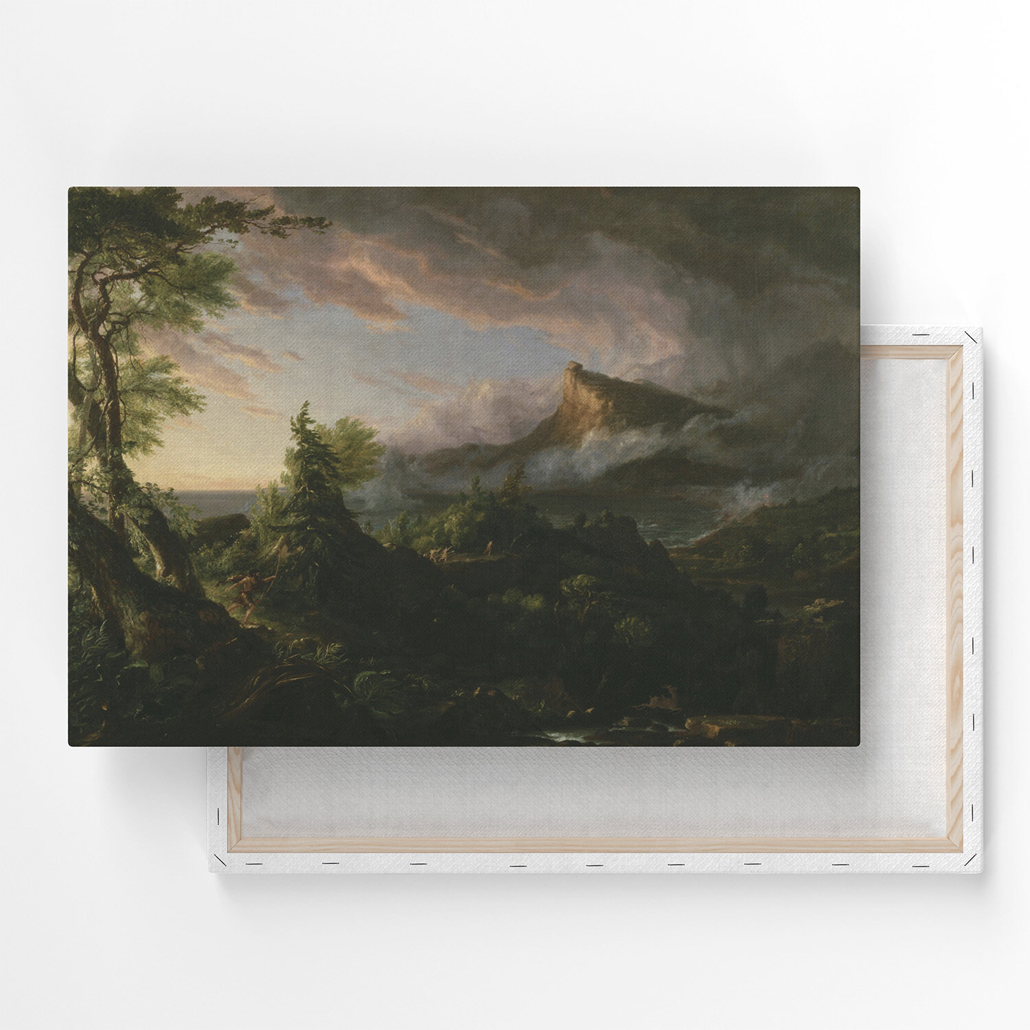 Картина на холсте, репродукция / Томас Коул - The Course of Empire / Размер 30 x 40 см