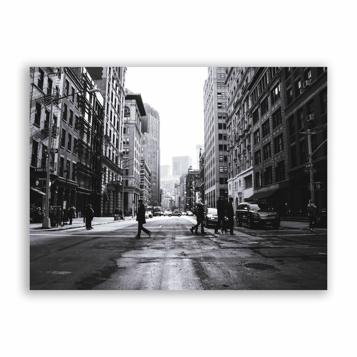 Постер, плакат на бумаге / Нью Йорк / Размер 40 x 53 см