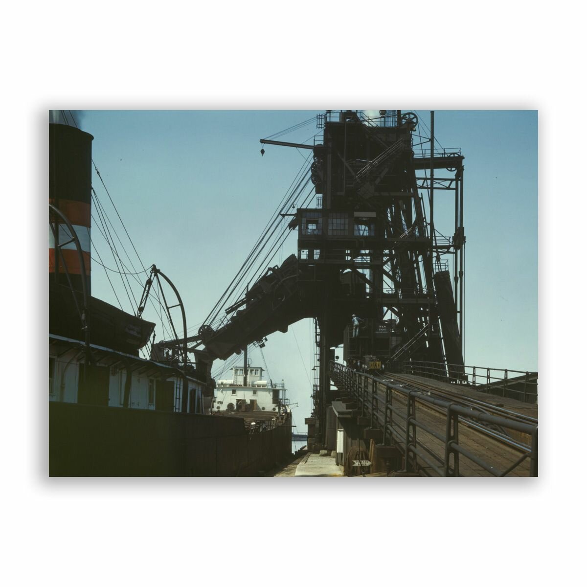 Постер, плакат на бумаге / Американские индустриальные ретро фотографии / Размер 30 x 40 см