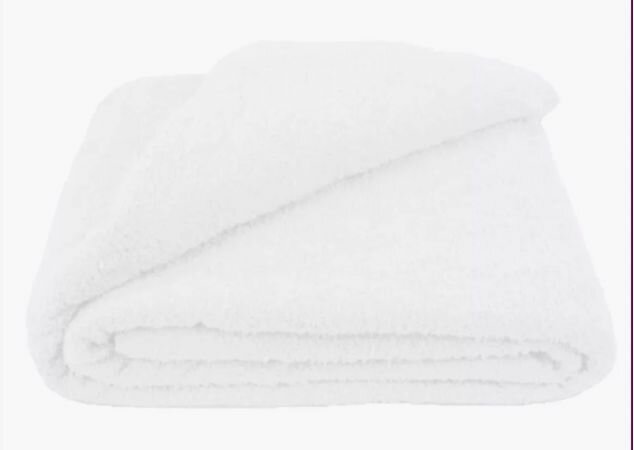 Набор банных полотенец 40х70 см. 10 шт Хлопок 100% 430г/м2 Белый