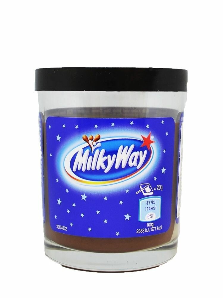 Шоколадная паста Milky Way из молочного и белого шоколада(Милки Вэй) 200гр