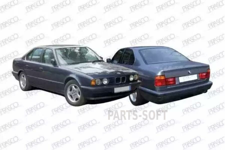 Накладка бампера переднего правая! черный BMW 5 Series E34 88-95 Prasco арт. BM0421243