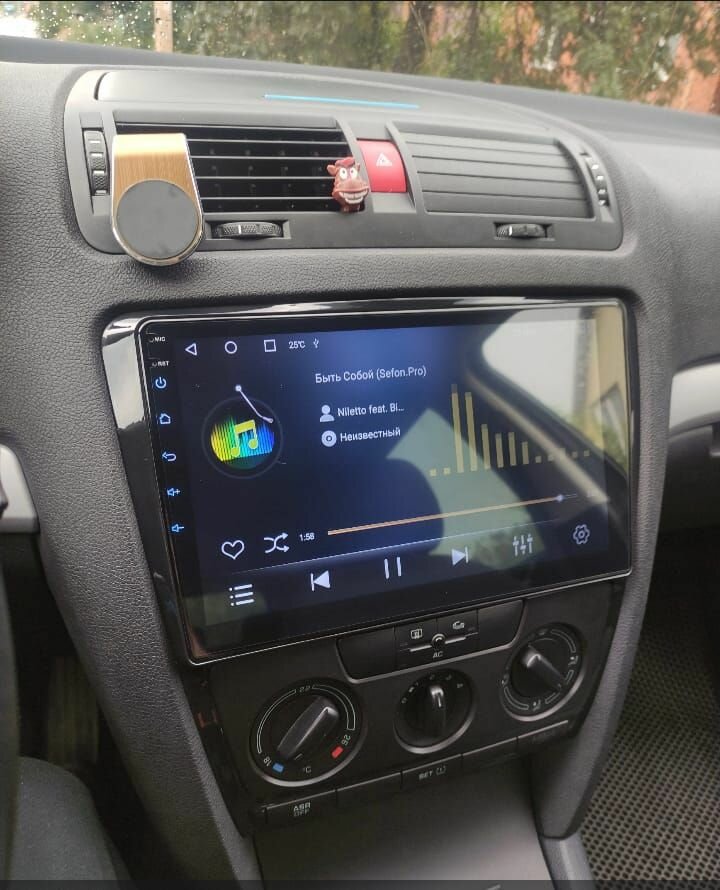 Магнитола SKODA OCTAVIA A5 (2+32гб), андроид с навигацией, экран 10 дюймов