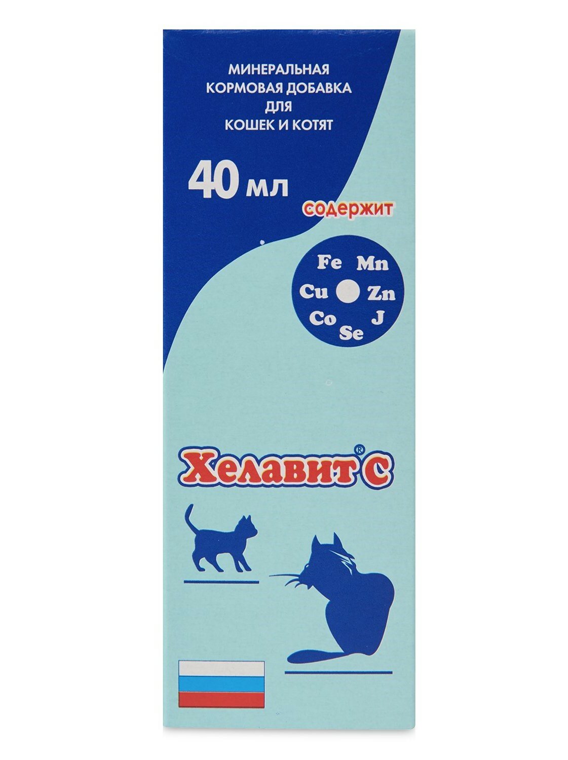 Хелавит С для кошек и котят комплекс флакон, 40 мл