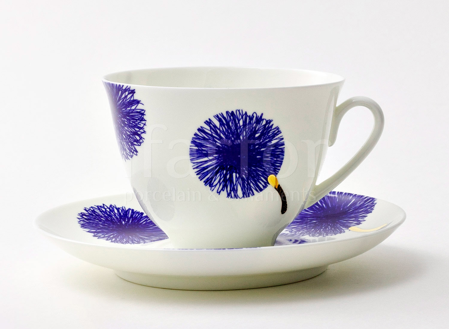 Чашка с блюдцем чайная Настроение. Fresh Весенняя