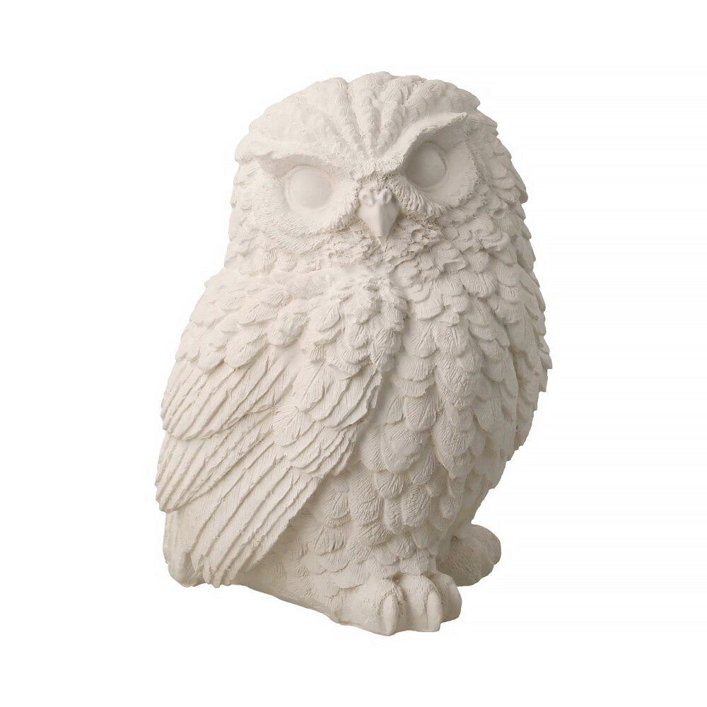 Love2art Заготовка для декорирования Яб-20-QA87 Копилка Совушка из гипса 15 см стильный декор