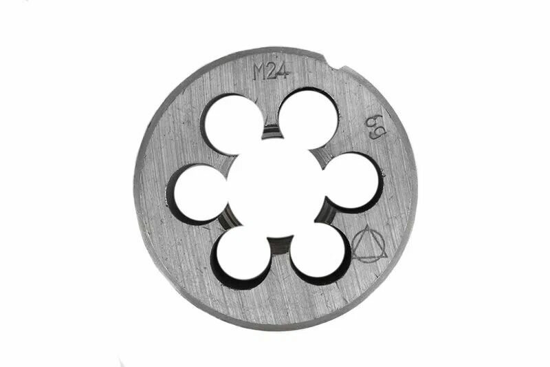 Плашка М 24х3,0 круглая для метрической резьбы, класс точности 6g, сталь 9хс, гост 9740-71