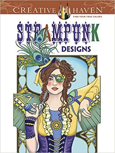 Noble Marty "Creative Haven Steampunk Designs Coloring Book"