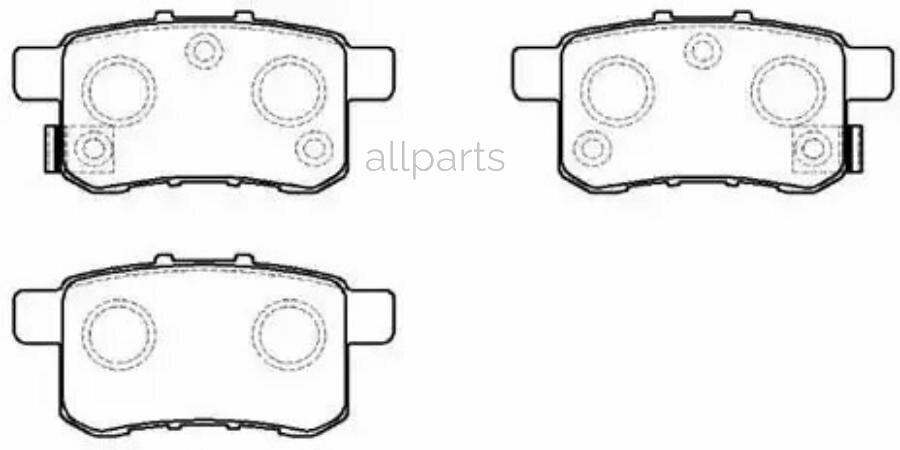 HSB HP5215 Колодки тормозные задние