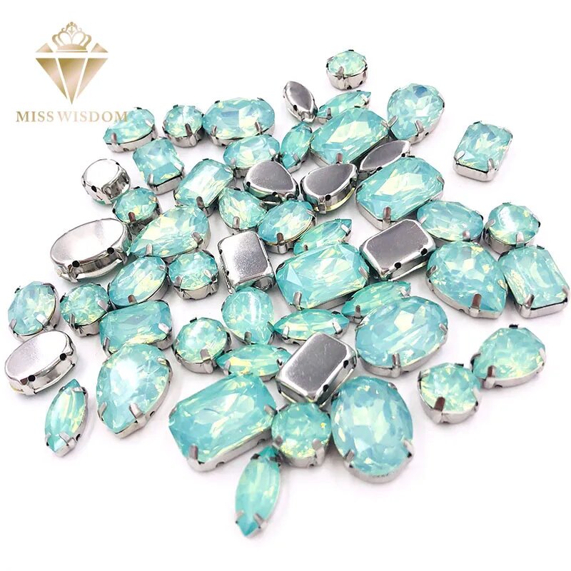 Новинка! Горячая распродажа! 50 шт. оливково-зеленых матовых опалов из смолы, разной формы и размера, с плоским дном, для пришивания, стразы для рукоделия, аксессуары для DIY.