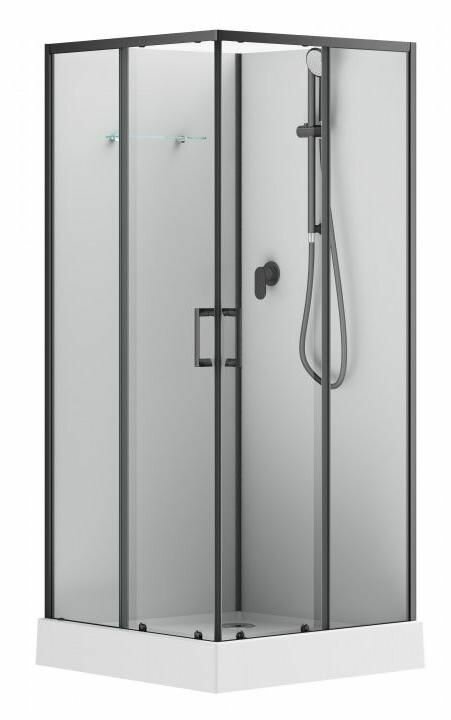 Душевая кабина Aquanet Passion EVO S Black 90x90