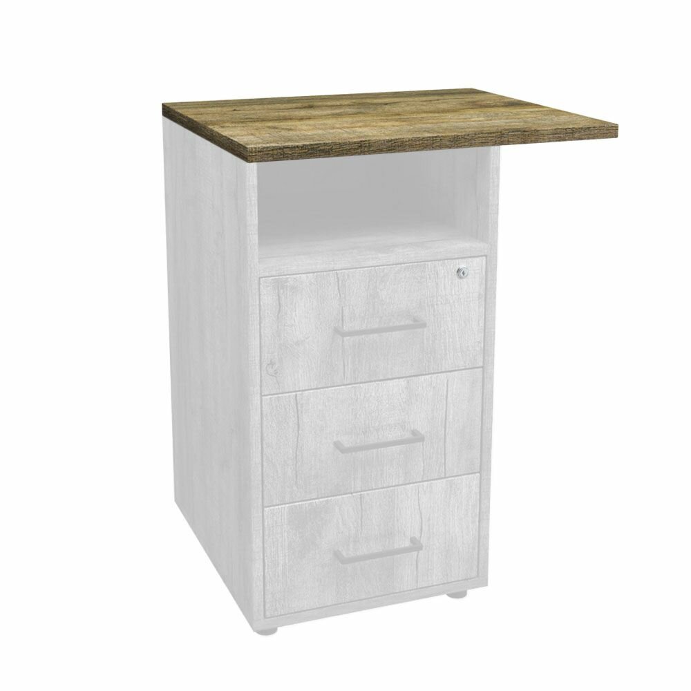 Топ на тумбу ТП50 КТП60-50, р. 600х500х22, Дуб самдал