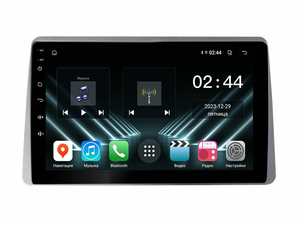 Штатная магнитола Renault Duster 2 2020-2023 UNISON 10T4 4Gb/64Gb IPS BT Wi-Fi CarPlay (1222-10T4)