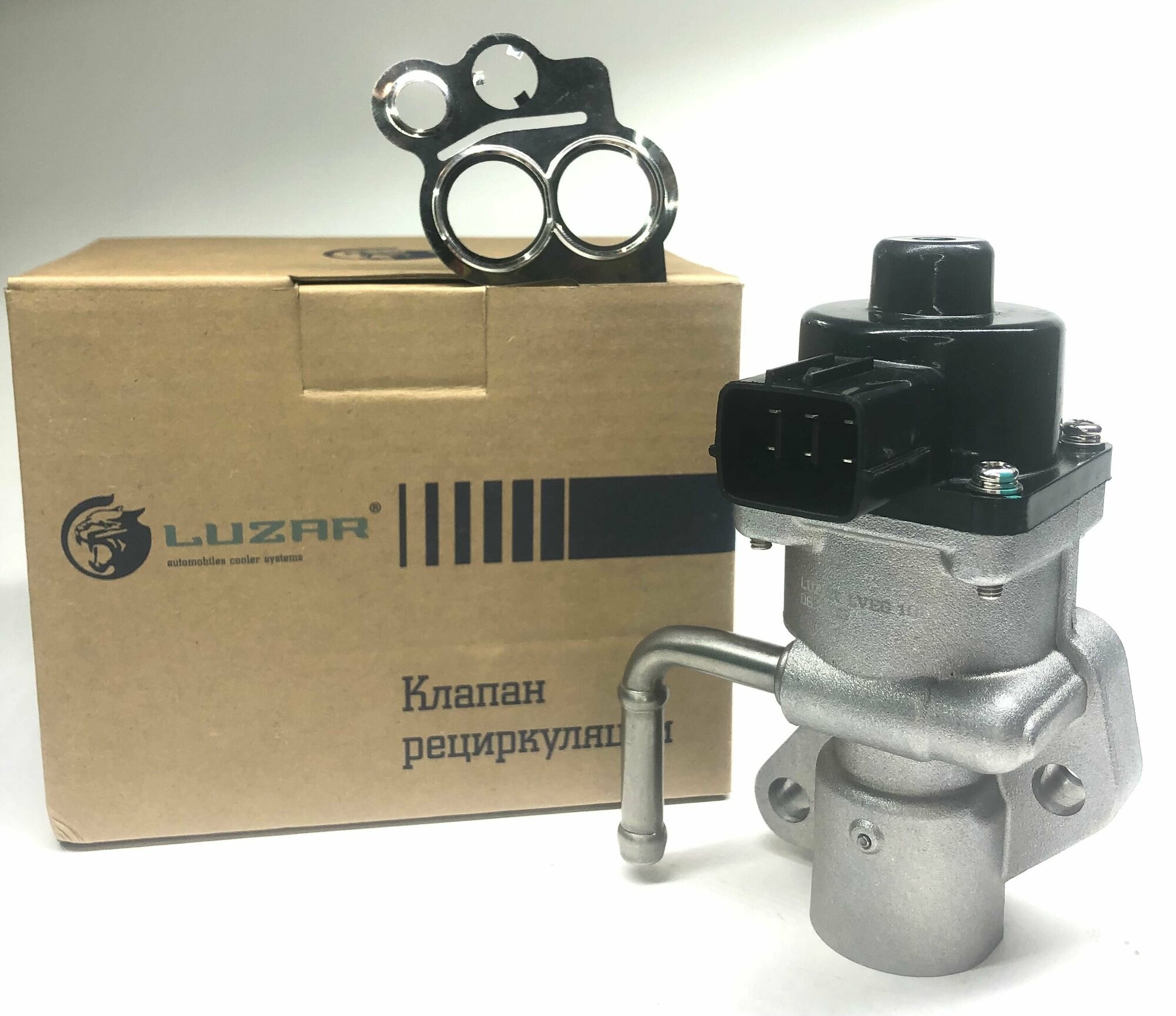 Клапан ЕГР EGR Рециркуляции выхлопных газов / ОГ Mazda 3 BK/BL, 5, 6 GH/GG/GY, CX7, MPV (Мазда 3, 6, МПВ, ЦХ7) LUZAR