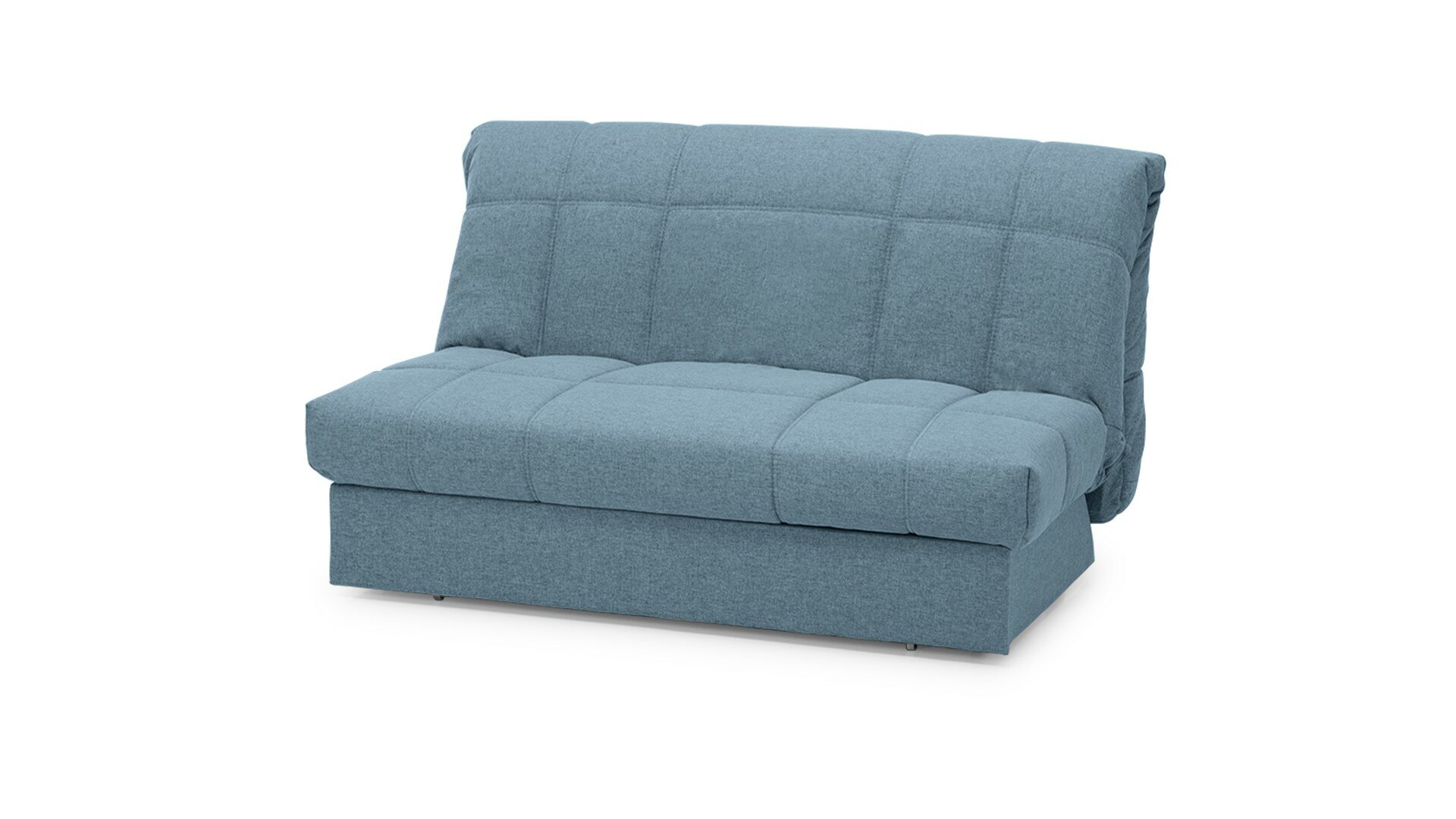 Диван Виа Лайт Strong Plus 09 NEW 120x105x88 см, синий Рогожка, аккордеон Дом мебели для вас