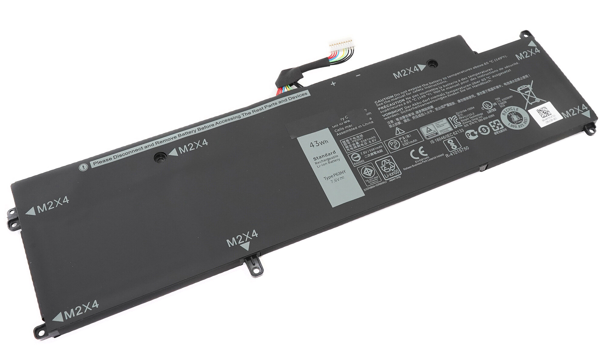 Аккумулятор для Dell Latitude E7370 7.6V (5831mAh)