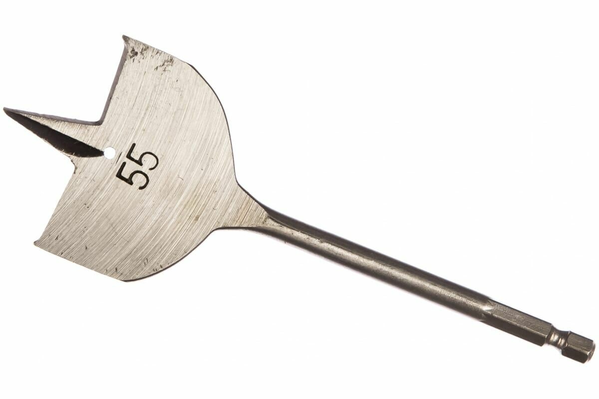 Сверло перовое по дереву (55х152 мм) Hagwert 559155