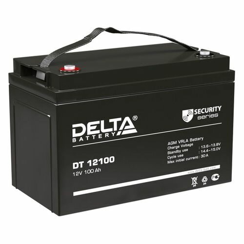 Аккумуляторная батарея Delta DT 12100 для ИБП 12В, 100Ач