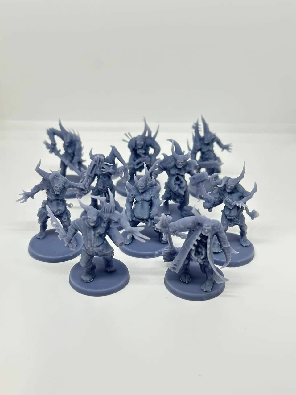 Набор миниатюр "Death Guard: Poxwalkers" Warhammer 40k Chaos Space Marine, Death Guard, НРИ. 10 штука.