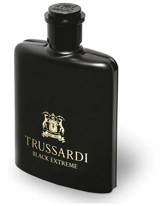 Туалетная вода TRUSSARDI "Black Extreme", мужская, древесная, фужерная, 30мл