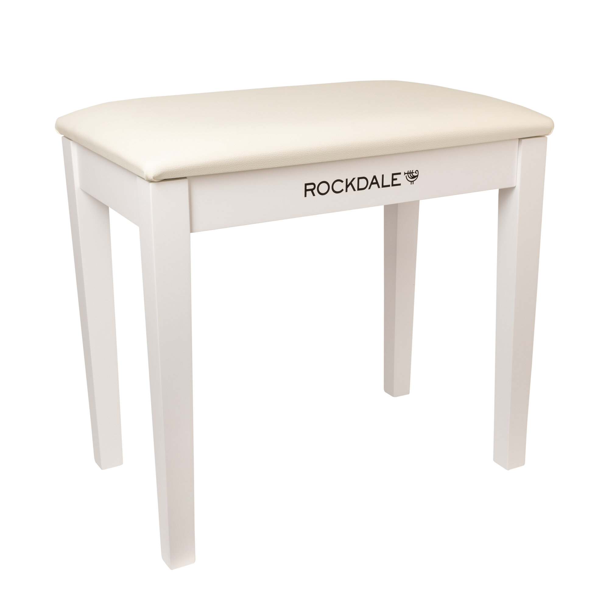 Банкетка ROCKDALE RHAPSODY 100 White, искусственная кожа, 53 х 33 см