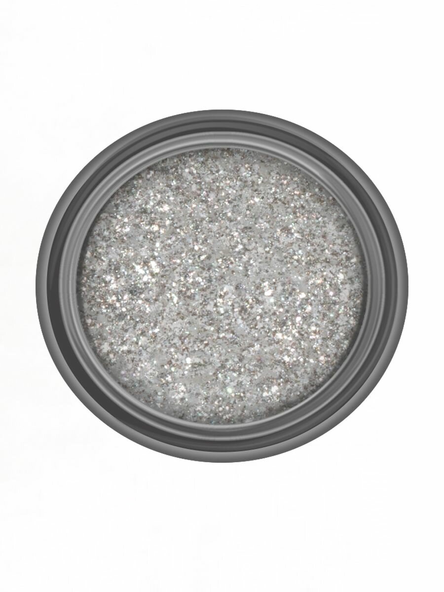 Пигмент для ногтей с эффектом металлик ZET-22 Фарфор