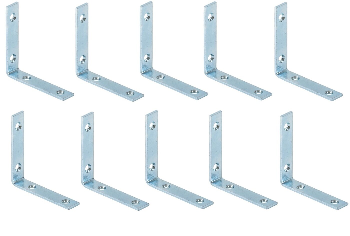 Уголок крепежный Vormann мебельный (сталь) 50х50х10мм (10 шт)
