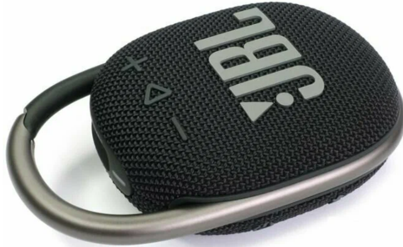 Колонка портативная JBL Clip 4 черный 5W 1.0 BT 15м 500mAh (JBLCLIP4BLK)