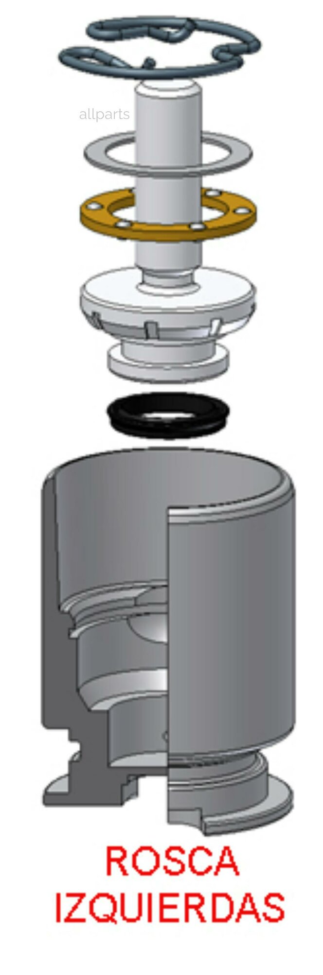 FRENKIT K385103L Поршень суппорта с механизмом