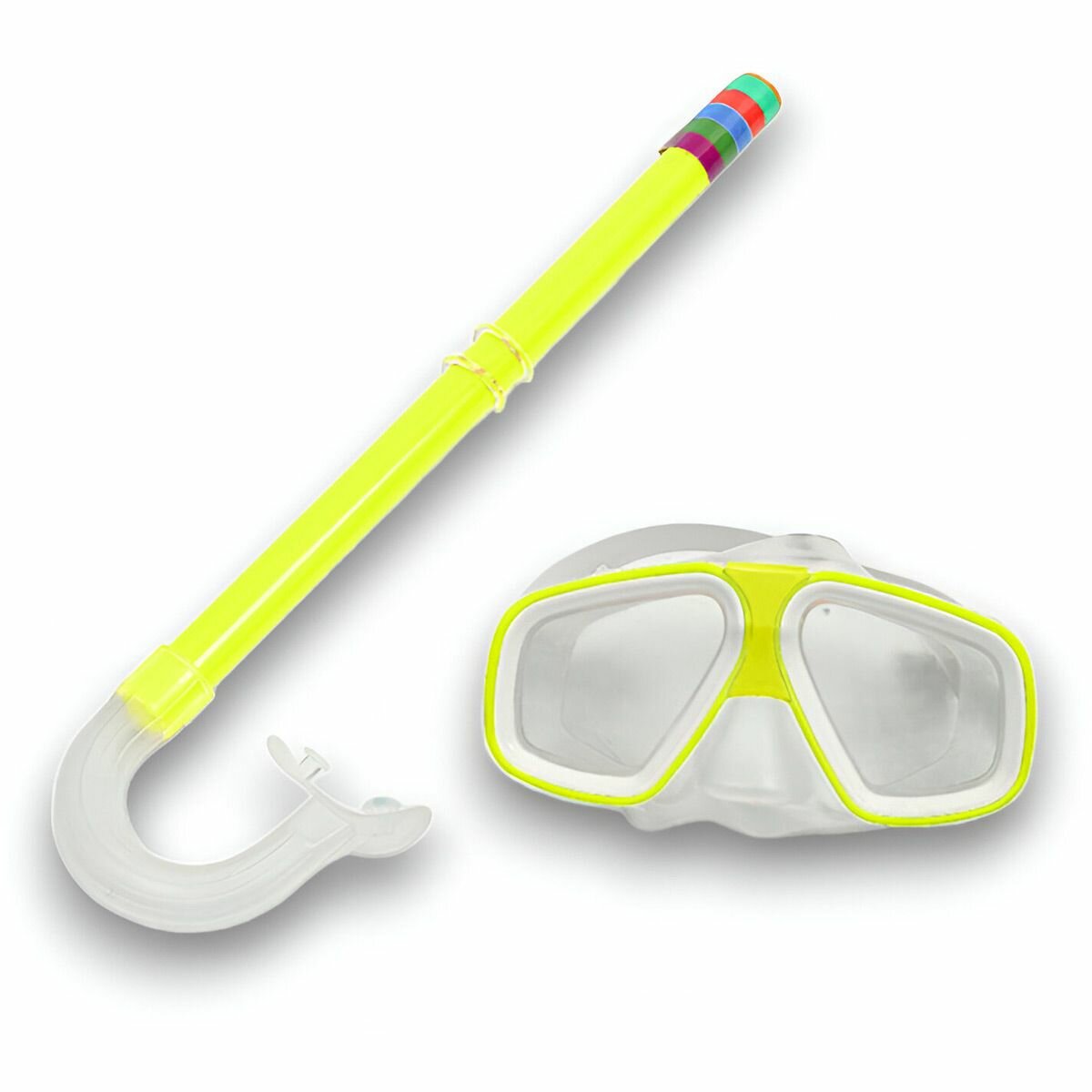 Комплект для снорклинга и подводного плавания, ныряния в бассейне, снаряжение для погружения и спортивной охоты в море ПВХ детские маска и трубка