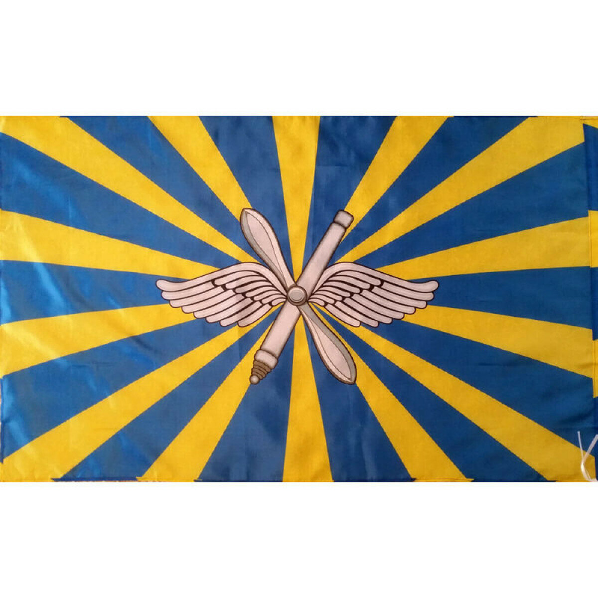 Флаг 90*135 ВВС желтые, синие лучи