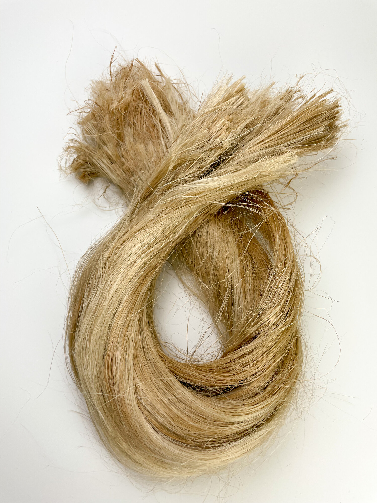 Джутовое волокно коса джутовая 100 гр 60 см натуральный материал для фигурок Масленицы