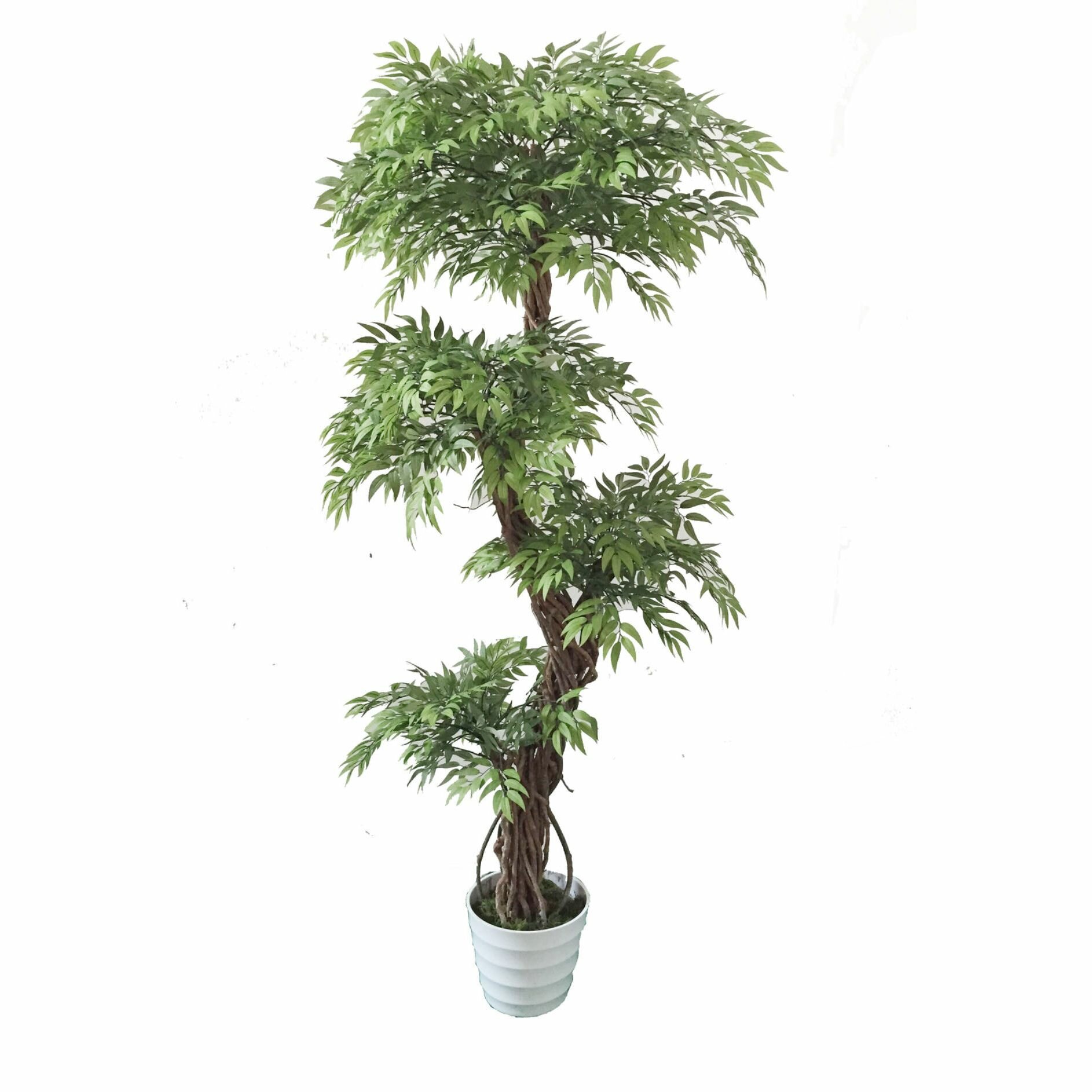 Искусственное дерево цветок Фикус Биннендийка Гранд - 180см