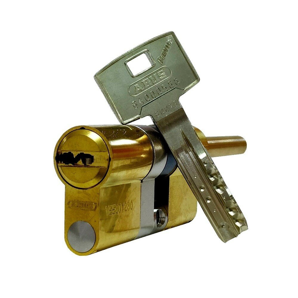 ABUS Цилиндровый механизм ABUS BRAVUS 4000. MX (90)60/30 ключ/шток, латунь