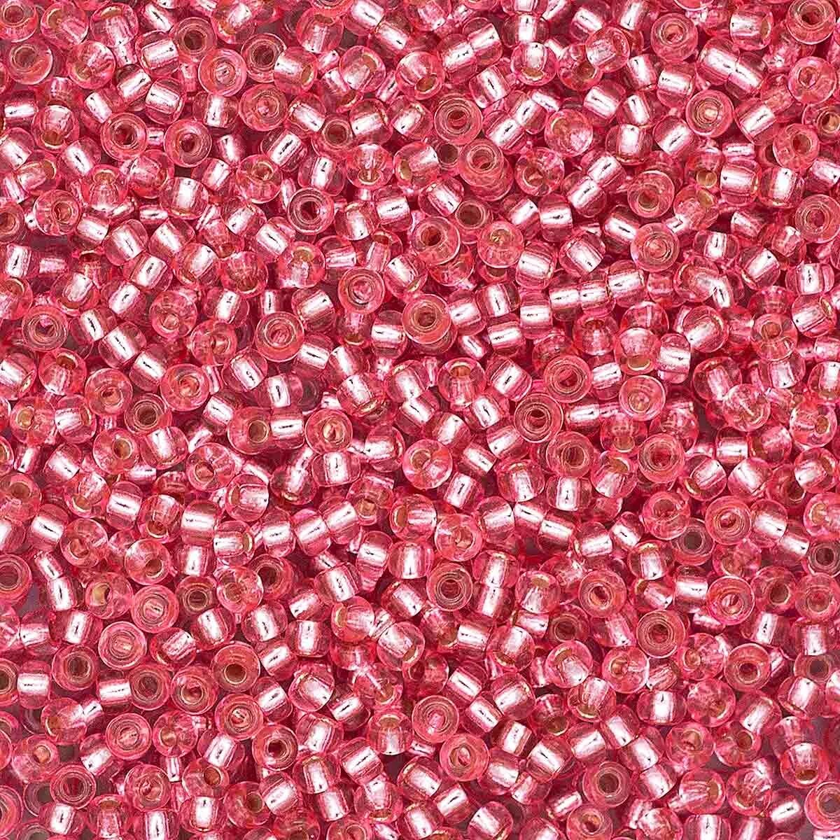 Бисер Gamma 6, Чехия F384 (08275) розовый 10/0 5 гр,1 шт.