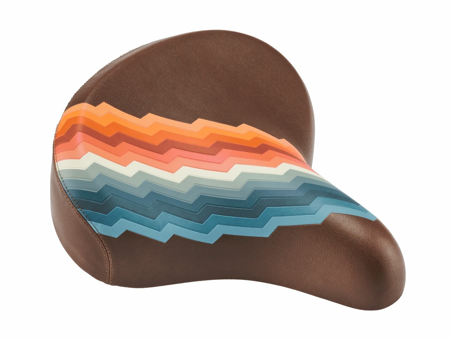 Седло для велосипеда Electra Ziggy Ergo Vintage Brown винил эластомерные пружины стальные рейлы