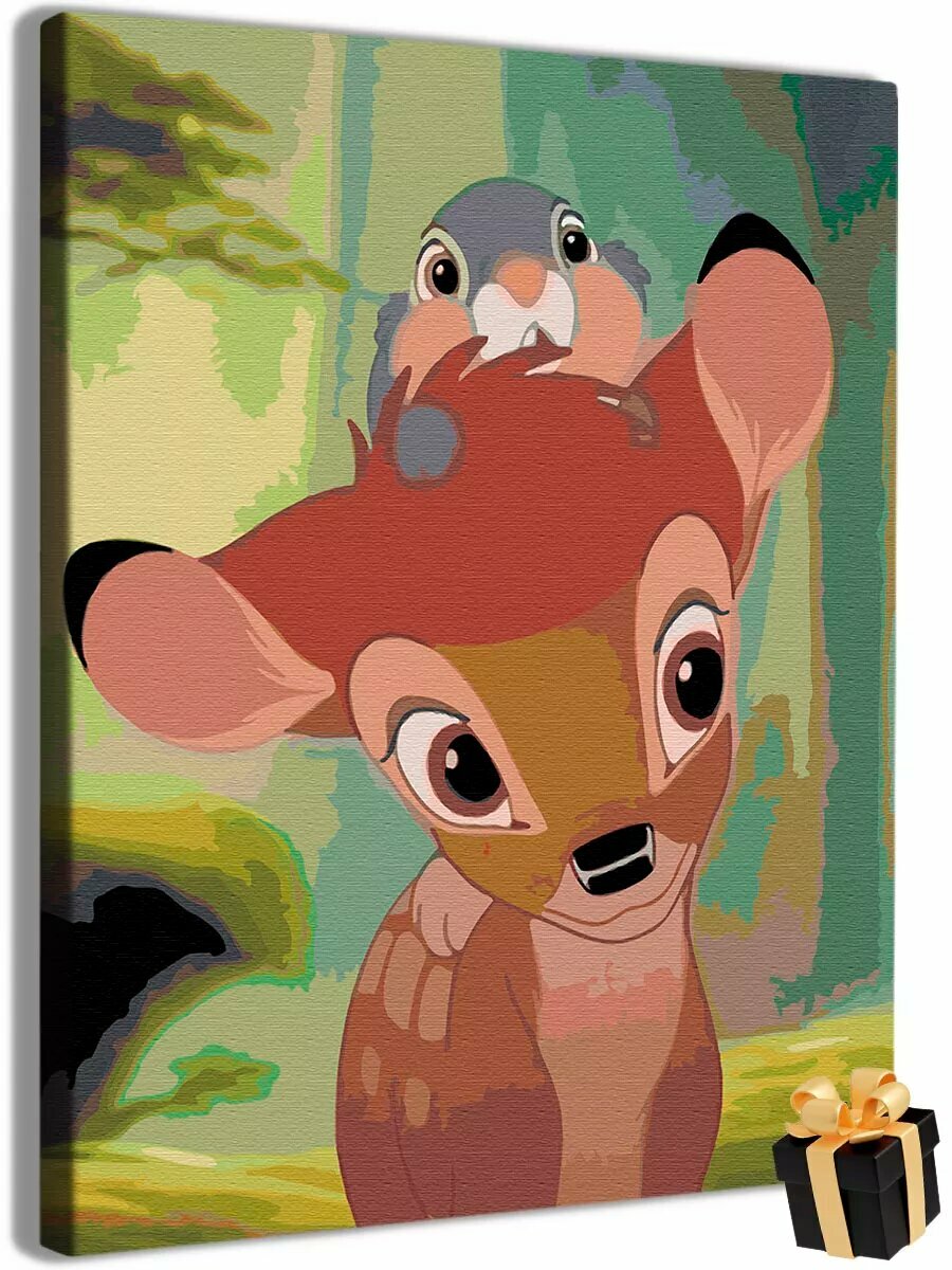 Картина по номерам Бэмби