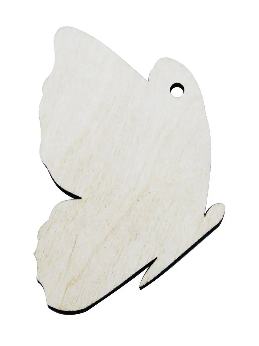 Деревянные заготовки Декупаж Бабочка 5 шт