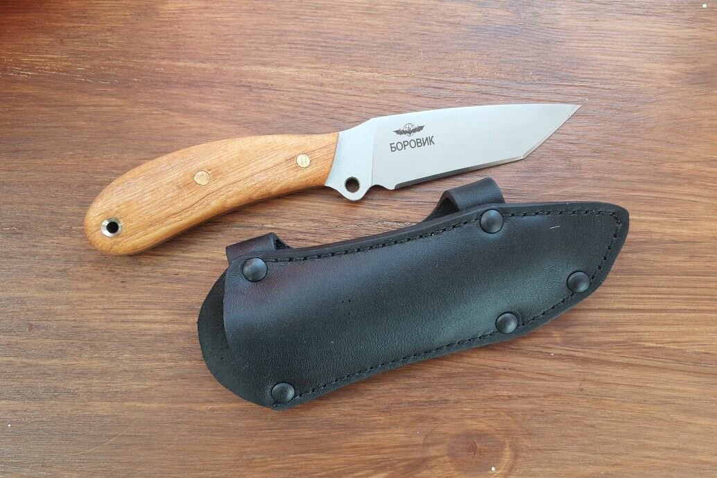 Нож туристический Боровик-2 (танто), Мелита-К (дерево, антиблик)