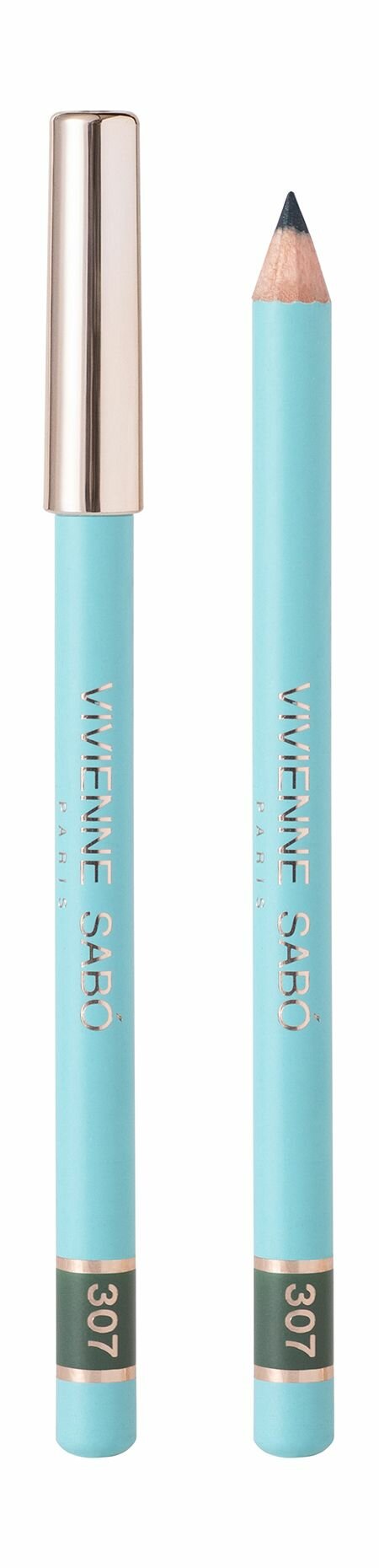 VIVIENNE SABO Карандаш для глаз Liner Flirteur, цвет 307 темно-зеленый