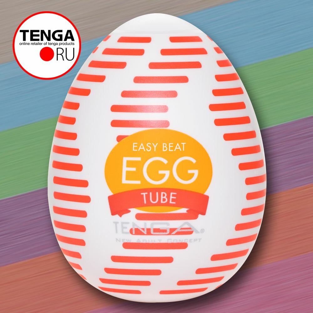 Мастурбатор Tenga EGG-W04, в форме яйца, имитация вагины, бесцветный
