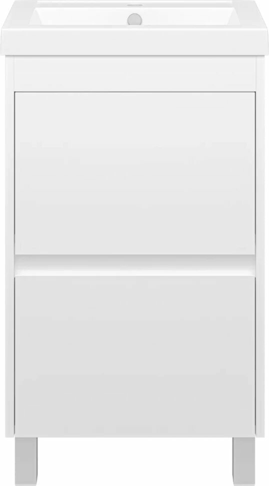 Тумба белый глянец 48 см Misty Алиса Э-Али01050-0112Я