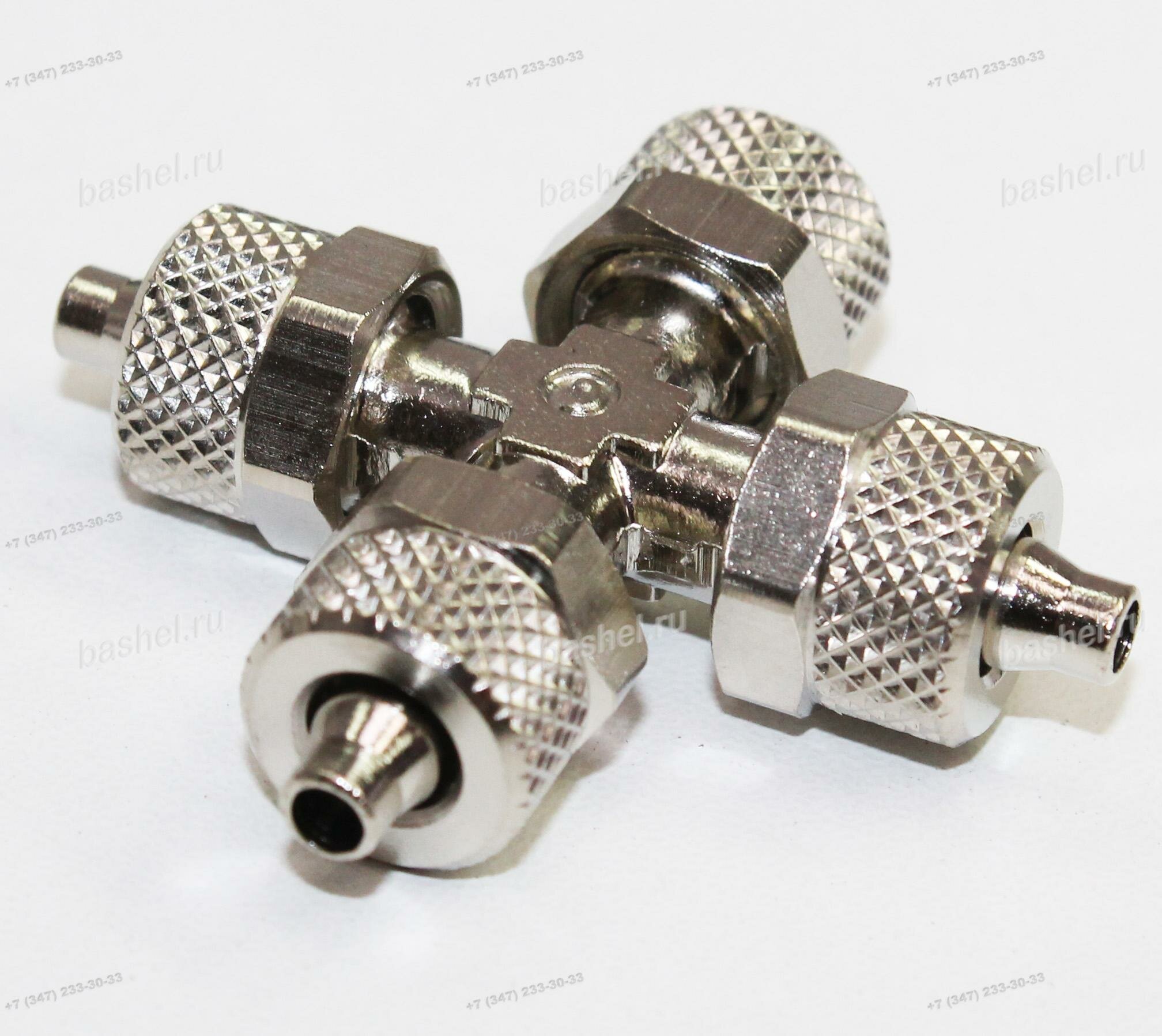 1600 6/4, Фитинг накидная гайка крест, Camozzi