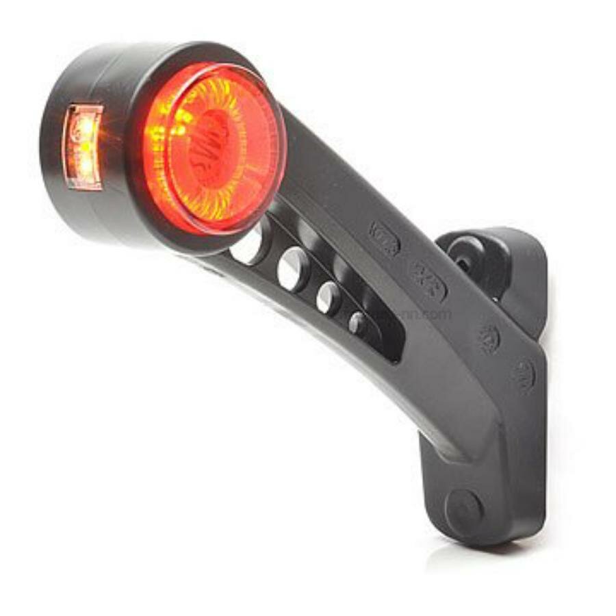 WAS 619BCL Фонарь-ус бортовой с боковым габаритом [светодиод] левый 12V/24V