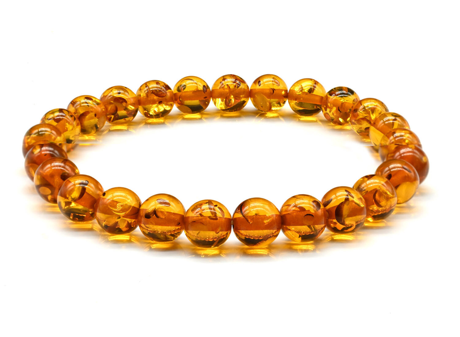 Браслет, янтарь