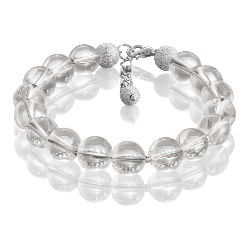 Браслет, горный хрусталь