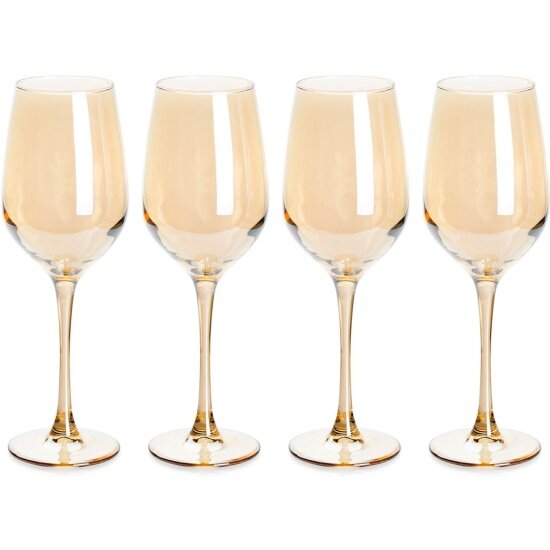 Набор бокалов для вина Luminarc золотой МЕД 4 шт. 350 мл. (P9304)
