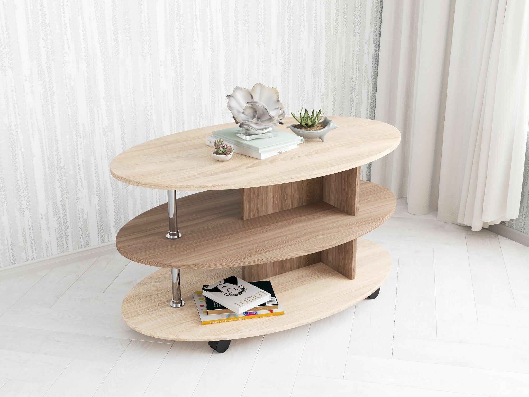 ARNIKA Столик журнальный Консул-4, ясень шимо